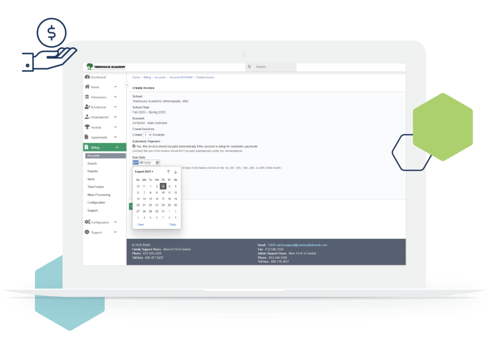 K-12 Private School Tuition and Billing Management | TADS