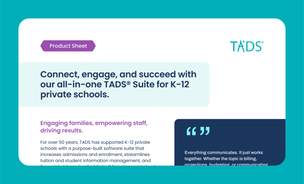 Why Schools Choose TADS | TADS by VenturEd Solutions