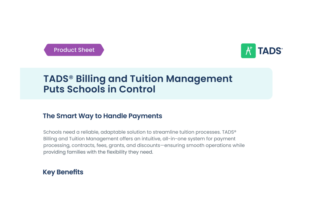 Elevate Tuition Management for Catholic Schools | TADS